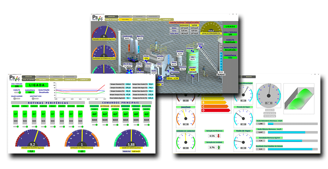 Supervisório SCADA PSi4 Demo - Marrari